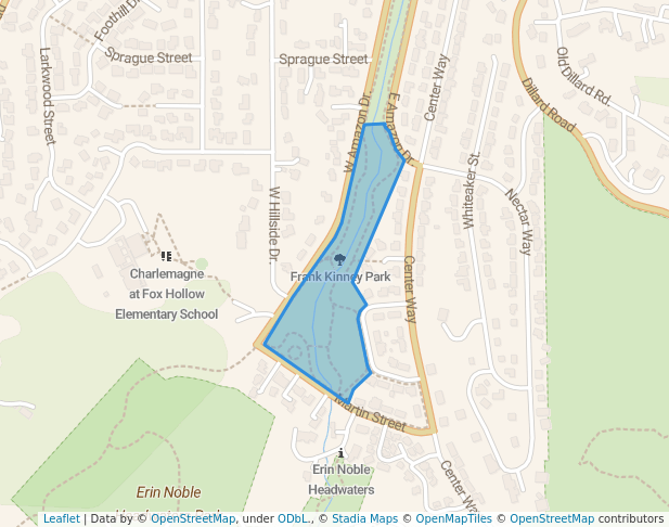 Frank Kinney Park in Eugene | Map and Routes