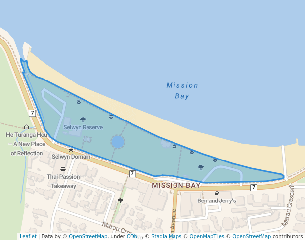 Selwyn Domain in Auckland | Map and Routes