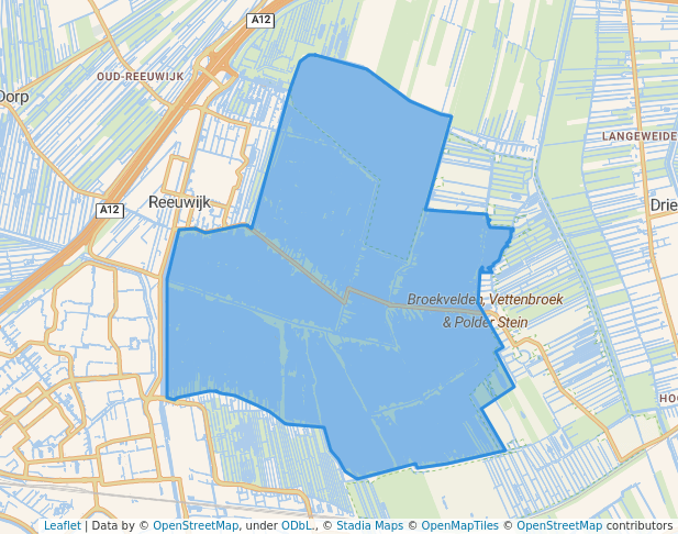 Reeuwijkse Plassen in Reeuwijk | Map and Routes
