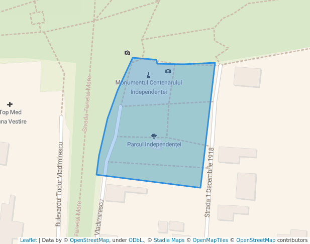 Parcul Independenței in Calafat | Map and Routes