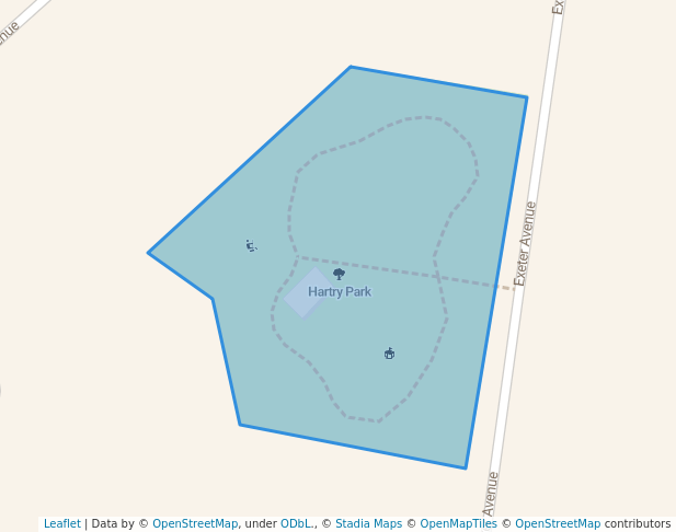 Hartry Park in St. Louis | Map and Routes