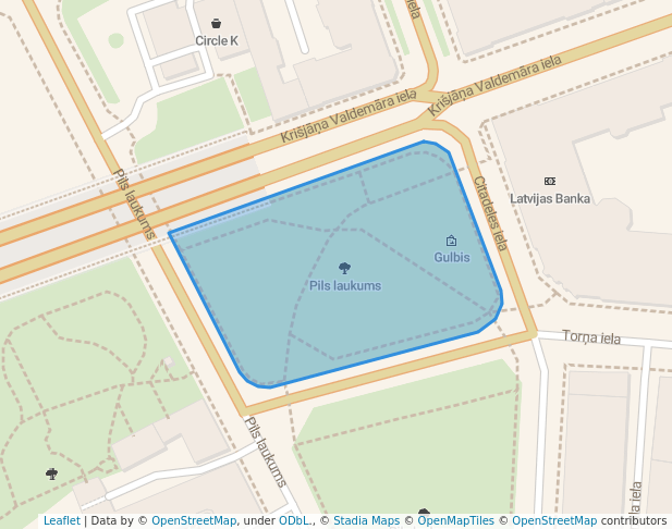 Pils laukums in Rīga | Map and Routes