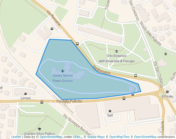 Grocco in Perugia | Map and Routes