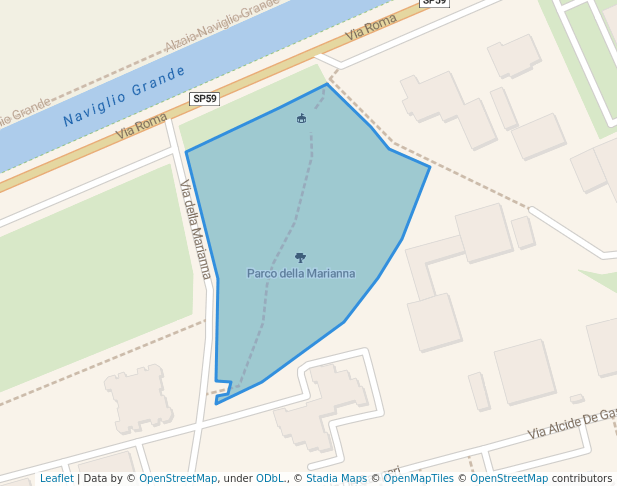 Parco della Marianna in Gaggiano | Map and Routes
