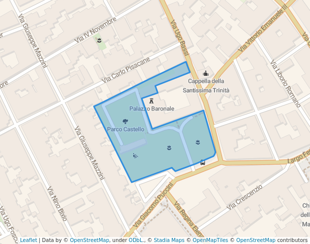 Parco Castello in Collepasso | Map and Routes