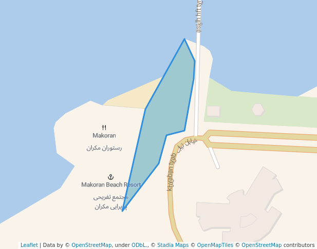 پارک آزادگان in Chah Bahar | Map and Routes