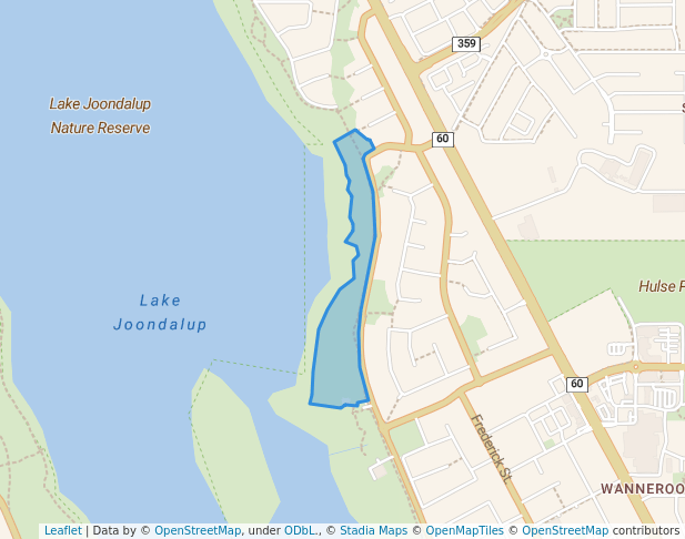 Lake Joondalup Park in Wanneroo | Map and Routes