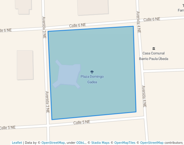 Plaza Domingo Gadea in Estelí | Map and Routes