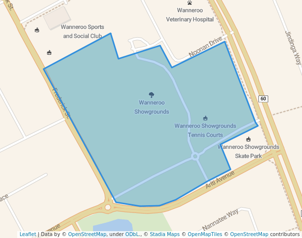 Wanneroo Showgrounds in Wanneroo | Map and Routes