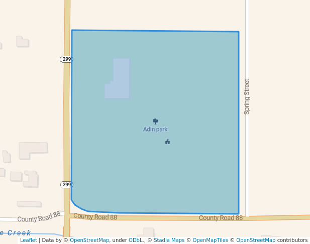 Adin park in Adin | Map and Routes