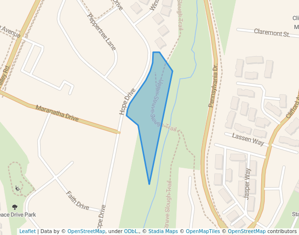 Hope Drive Park in Watsonville | Map and Routes