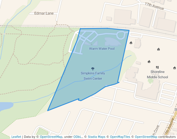 Simpkins Family Swim Center in Santa Cruz | Map and Routes