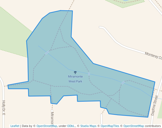 Miramonte West Park in Broomfield | Map and Routes