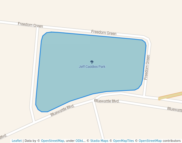 Jeff Caddies Park in Rasmussen | Map and Routes