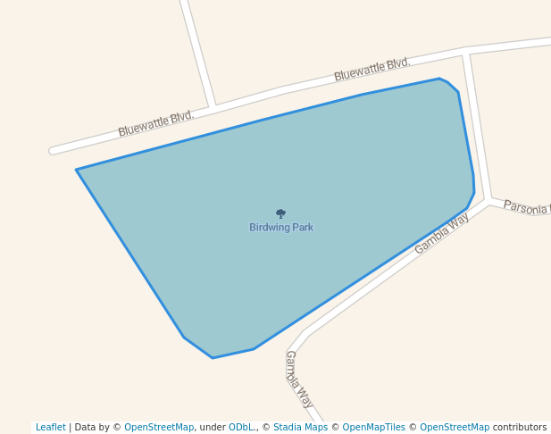 Birdwing Park in Rasmussen | Map and Routes