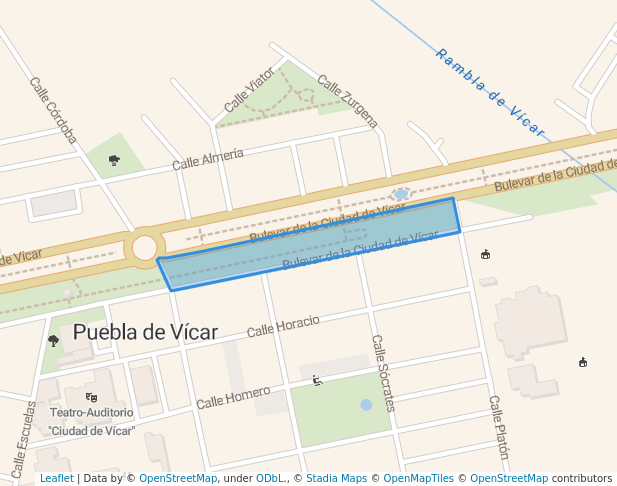 Parque de Andalucía in Puebla de Vícar | Map and Routes