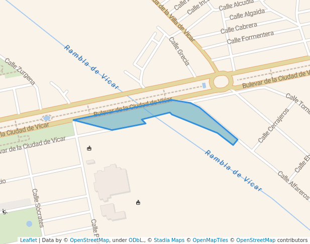 Parque de la Rambla in Vícar | Map and Routes