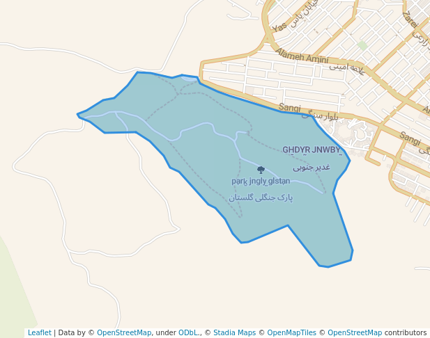 پارک جنگلی گلستان in Shiraz | Map and Routes