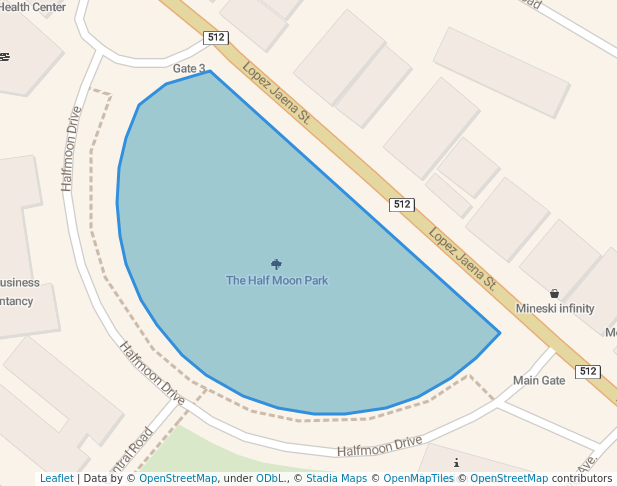 The Half Moon Park in Iloilo City | Map and Routes