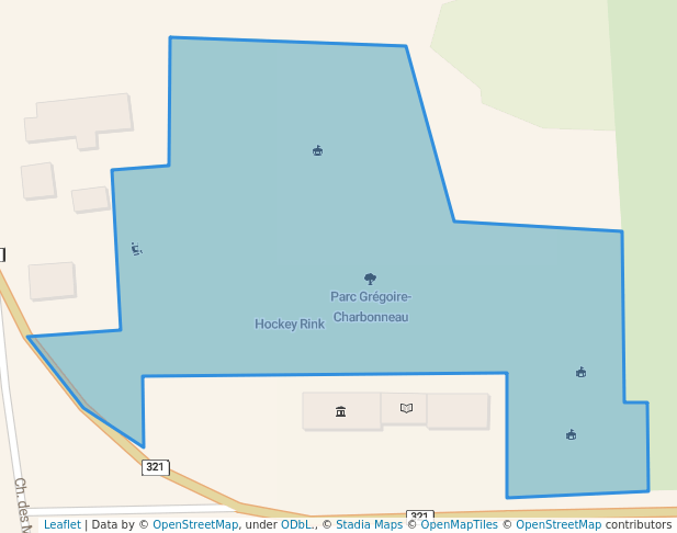 Parc Grégoire-Charbonneau in Nominingue | Map and Routes