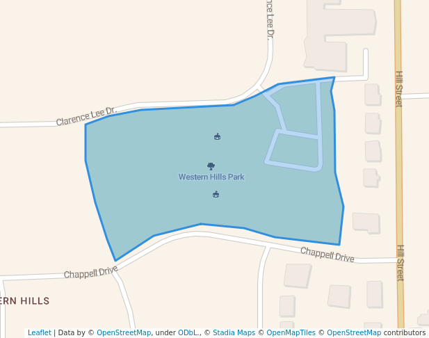 Western Hills Park in Montgomery | Map and Routes