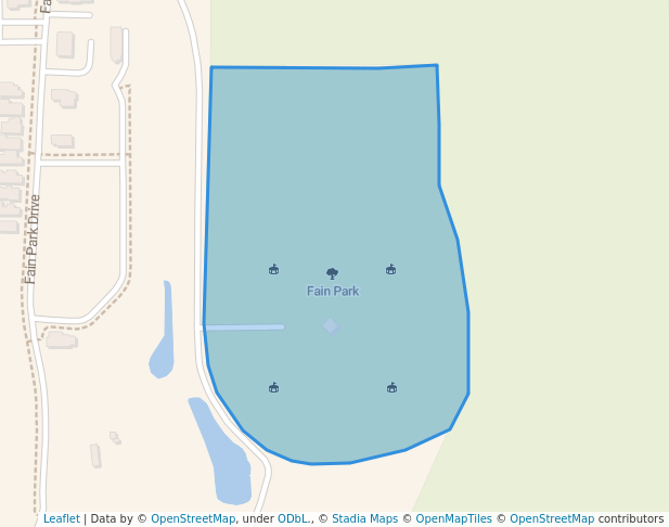 Fain Park in Montgomery | Map and Routes