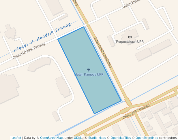 Hutan Kampus UPR in Palangkaraya | Map and Routes