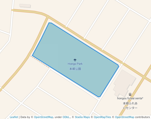 Hongo Park in Ami | Map and Routes