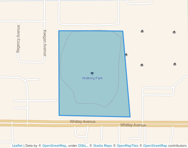 Walking Park in Corcoran | Map and Routes