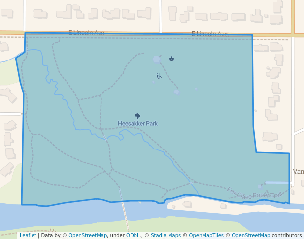 Heesakker Park in Little Chute | Map and Routes