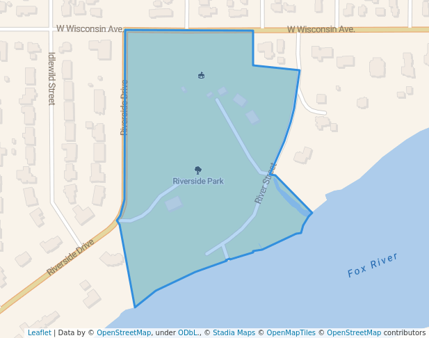 Riverside Park in Kaukauna | Map and Routes