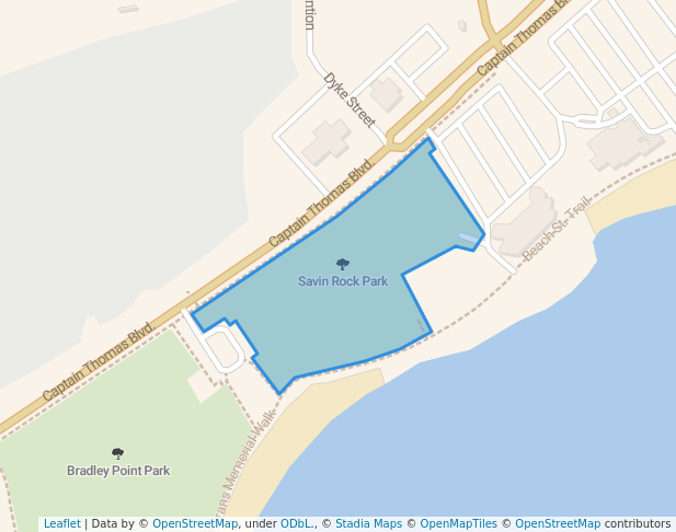 Savin Rock Park in West Haven | Map and Routes