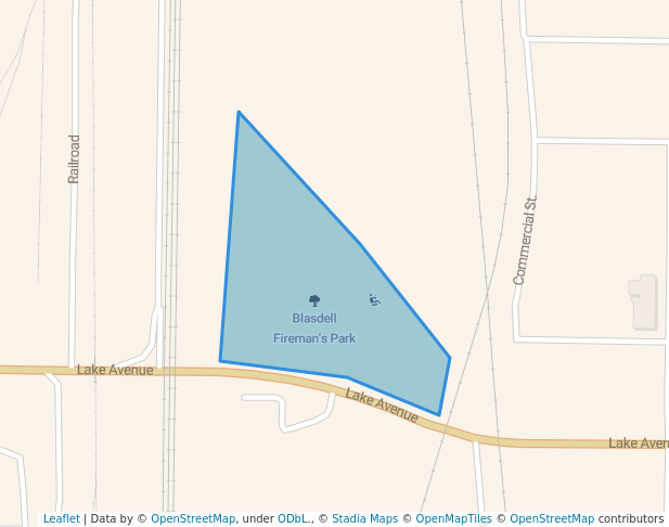 Blasdell Fireman's Park in Buffalo | Map and Routes