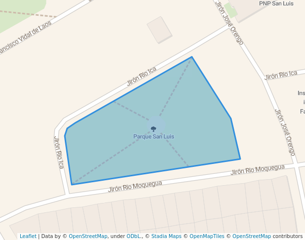 Parque San Luis in San Luis | Map and Routes
