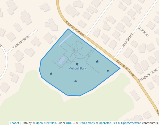 Mohouli Park in Hilo | Map and Routes