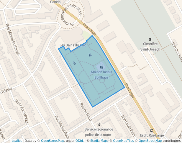 Parc Laval in Esch-sur-Alzette | Map and Routes