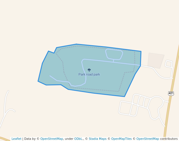 Park road park in New Castle | Map and Routes