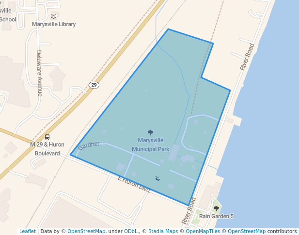 Marysville Municipal Park in Marysville | Map and Routes