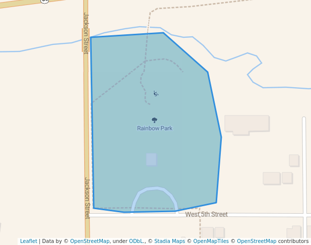 Rainbow Park in Wray | Map and Routes