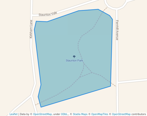 Staunton Park in Carramar | Map and Routes