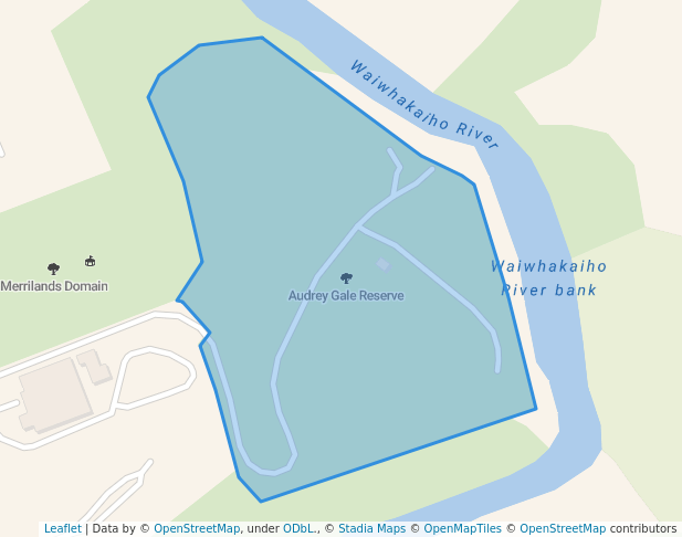 Audrey Gale Reserve in New Plymouth | Map and Routes