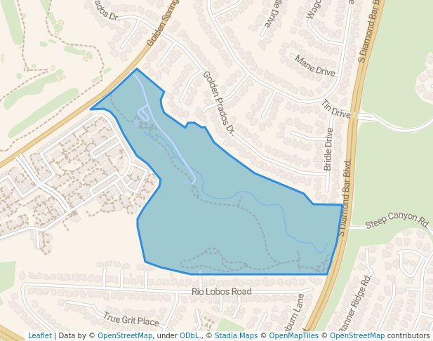 Sycamore Canyon Park in Diamond Bar | Map and Routes