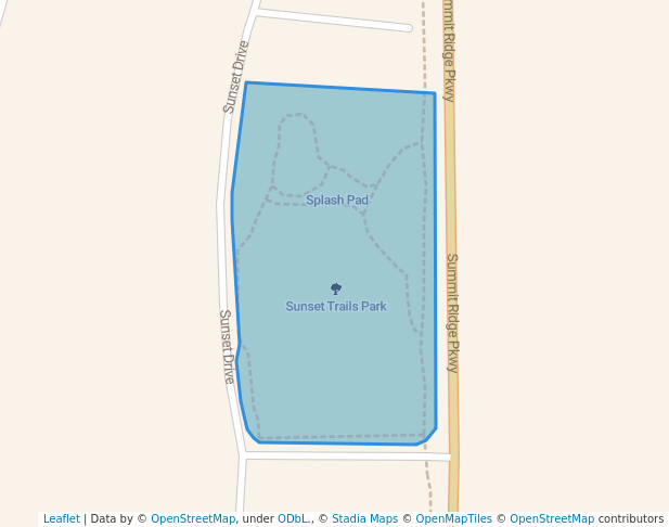 Sunset Trails Park in Santaquin | Map and Routes