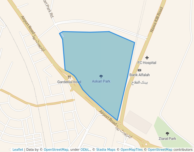 Askari Park in Quetta | Map and Routes