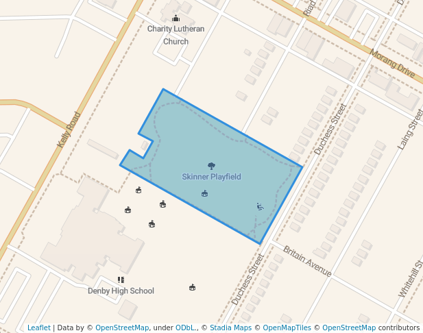 Skinner Playfield in Detroit | Map and Routes