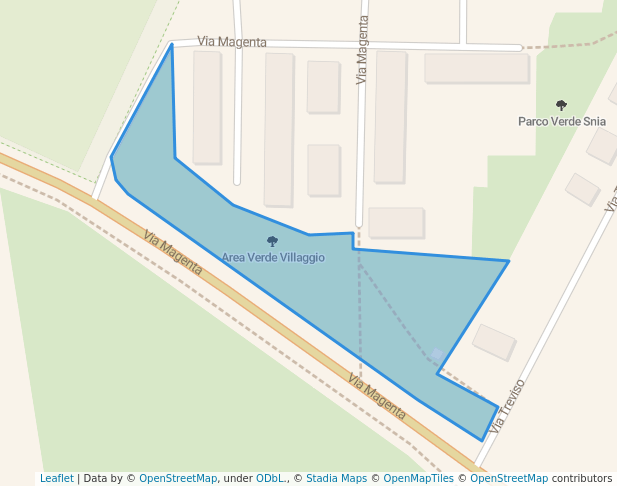 Area Verde Villaggio in Cesano Maderno | Map and Routes