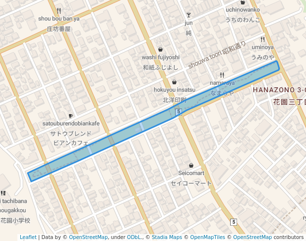 Hanazono Park in Otaru | Map and Routes