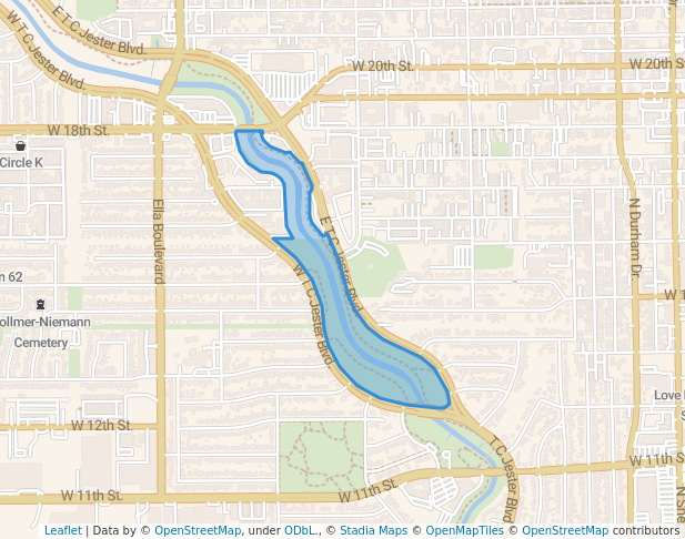 Timbergrove Manor Park in Houston | Map and Routes