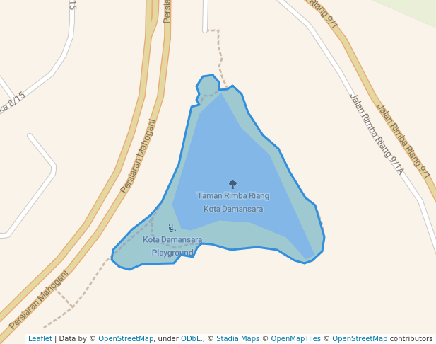 Taman Rimba Riang Kota Damansara in Petaling Jaya | Map and Routes