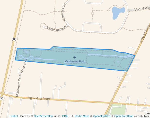 McNamara Park in Westerville | Map and Routes